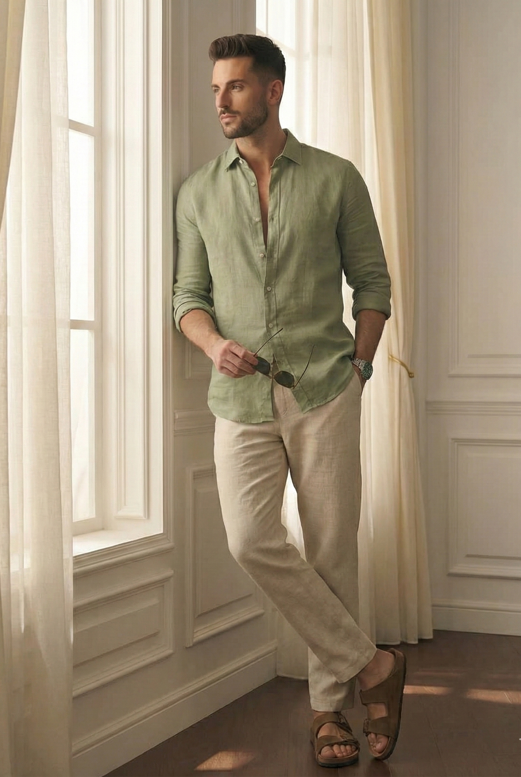 Old Money Classic Combo (Olive & Beige) – FineLegends
