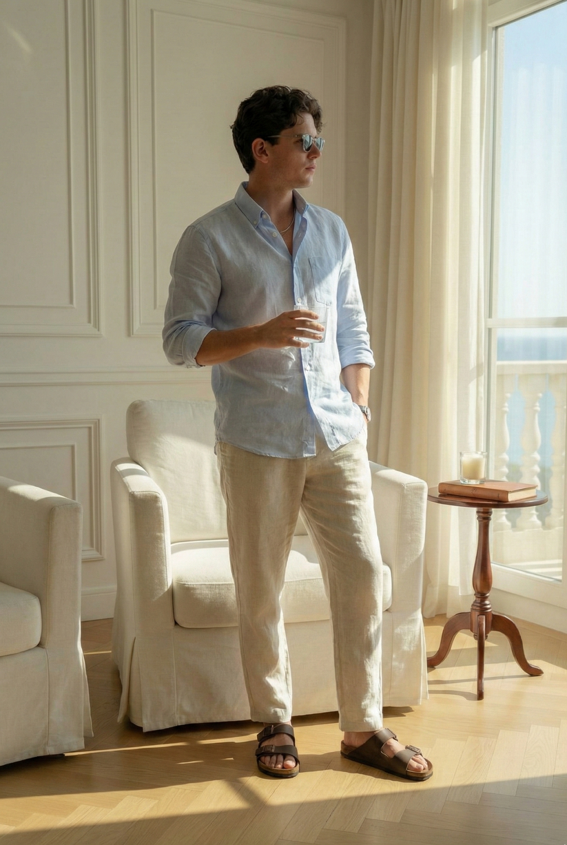 Old Money Classic Combo (Blue & Beige) – FineLegends